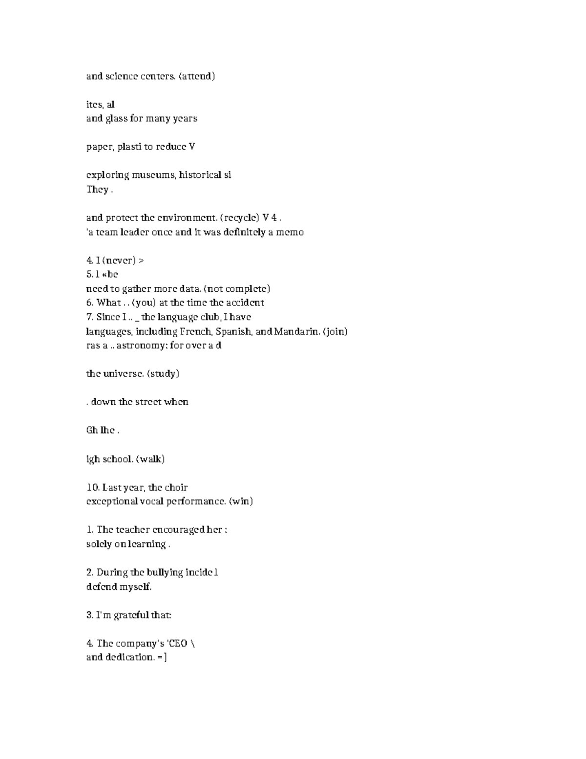 Exploring Science Centers and Environmental Protection: A Study Guide ...