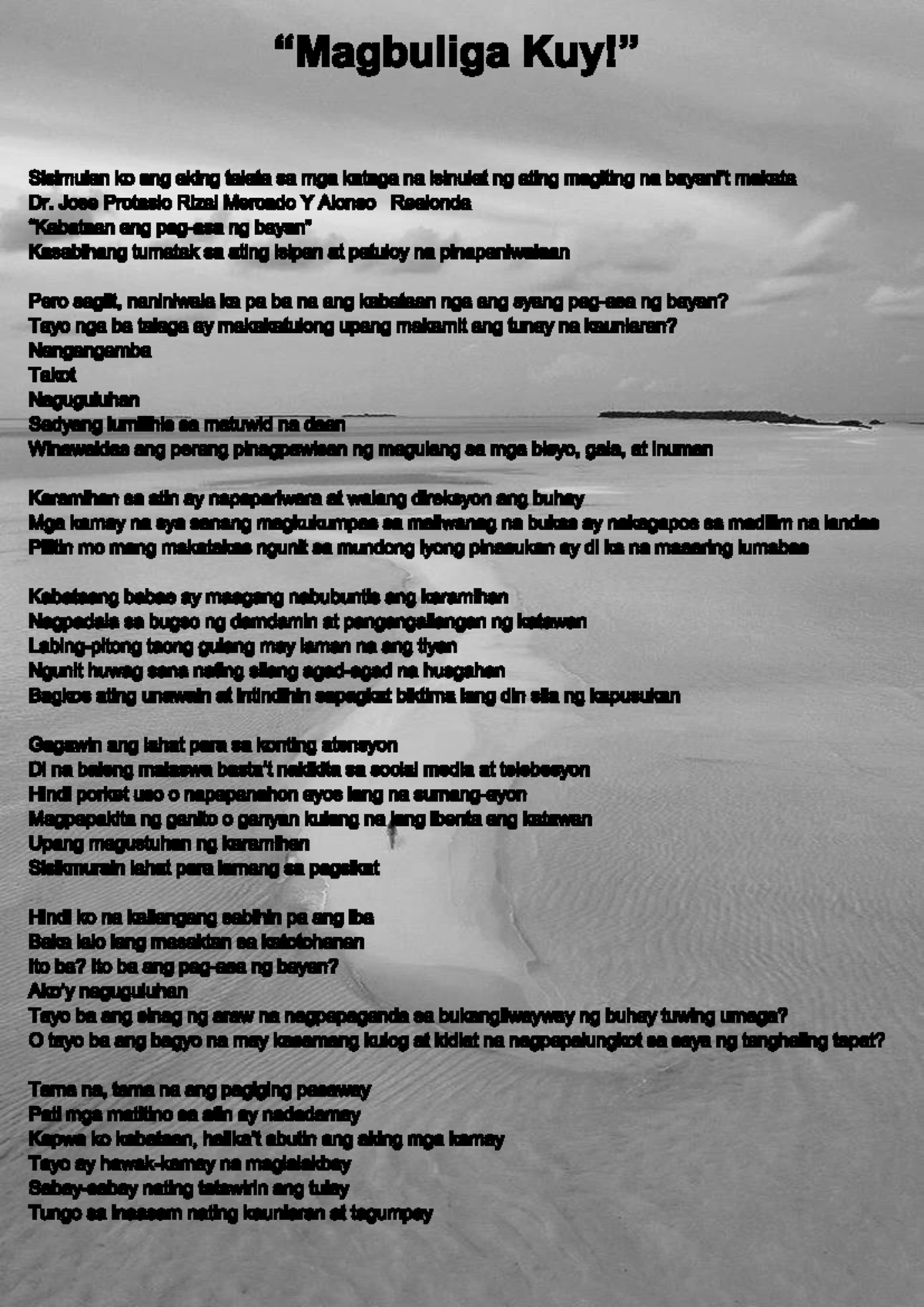 Spoken poetry final 2 - You can use this as your project. Just give ...
