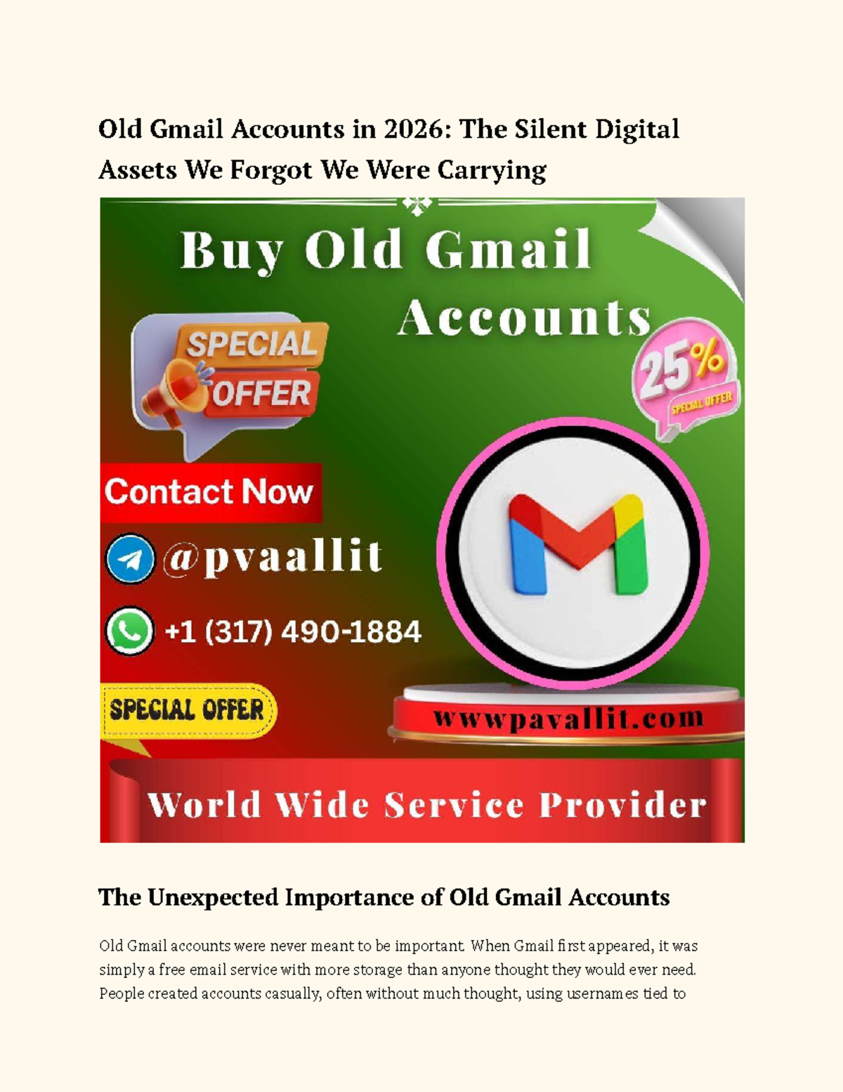 Best 5 Sites to Buy Old Gmail Accounts in the USA: A 2026 Guide - Studocu