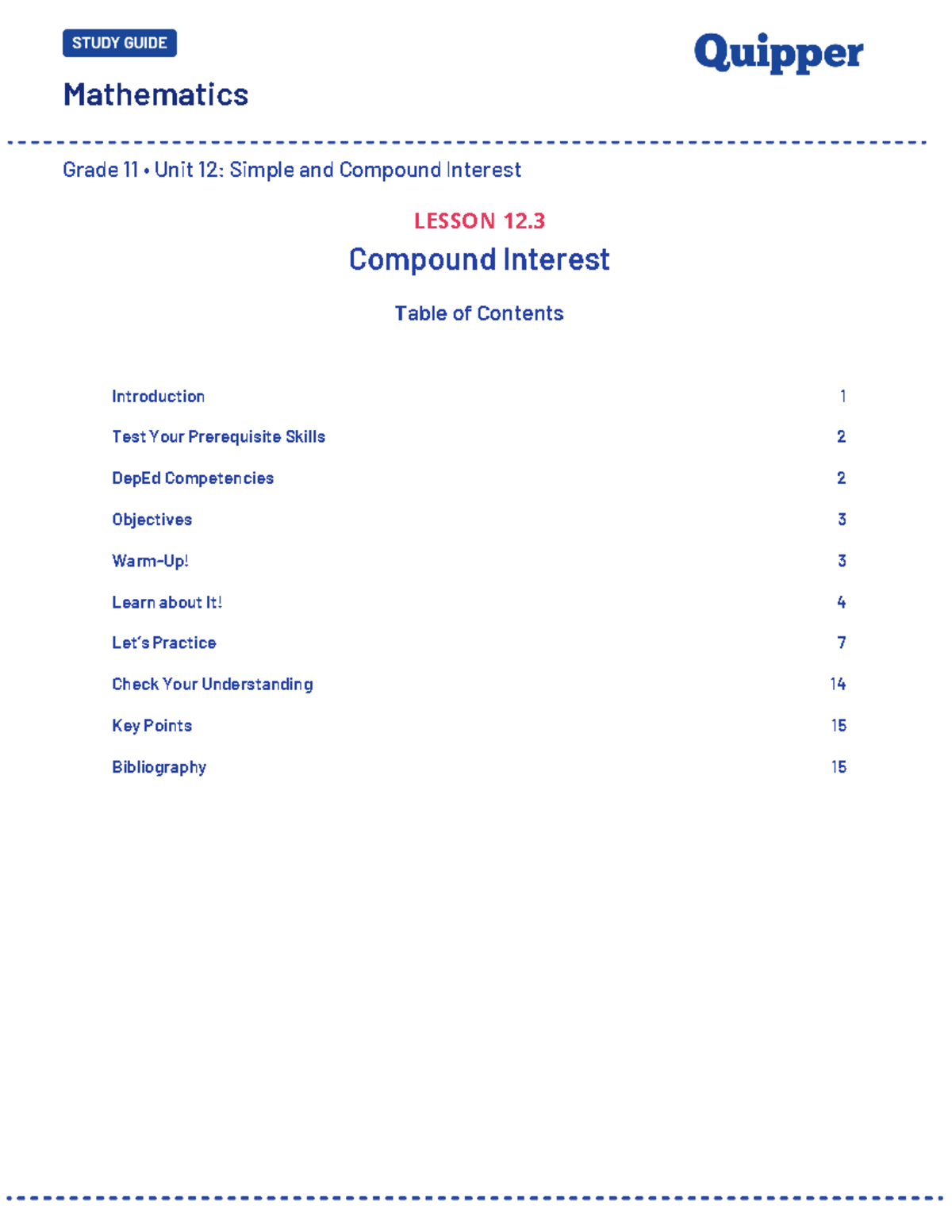 ME-GM-11-Q2-1203-SG - genmath g11 - Grade 11 • Unit 12: Simple and ...