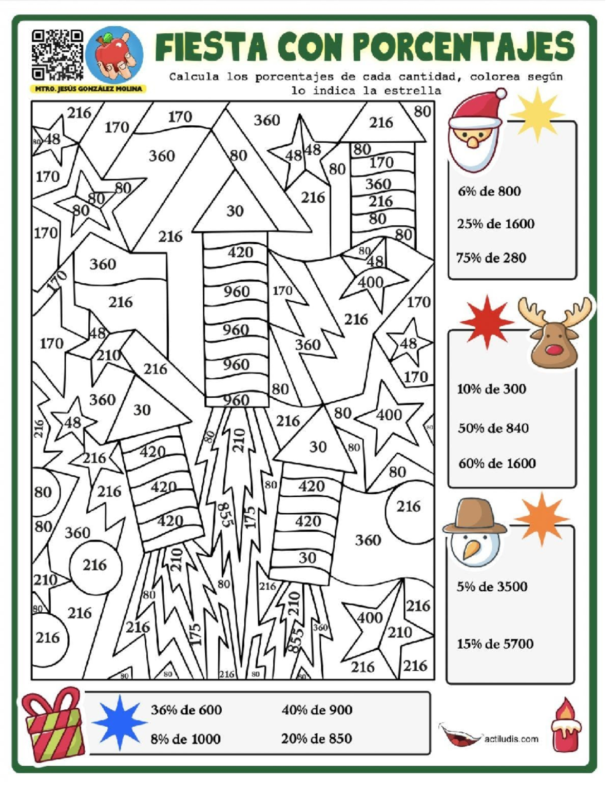 Cálculo de Porcentajes y Multiplicaciones - Matemáticas Martes 16 - Studocu