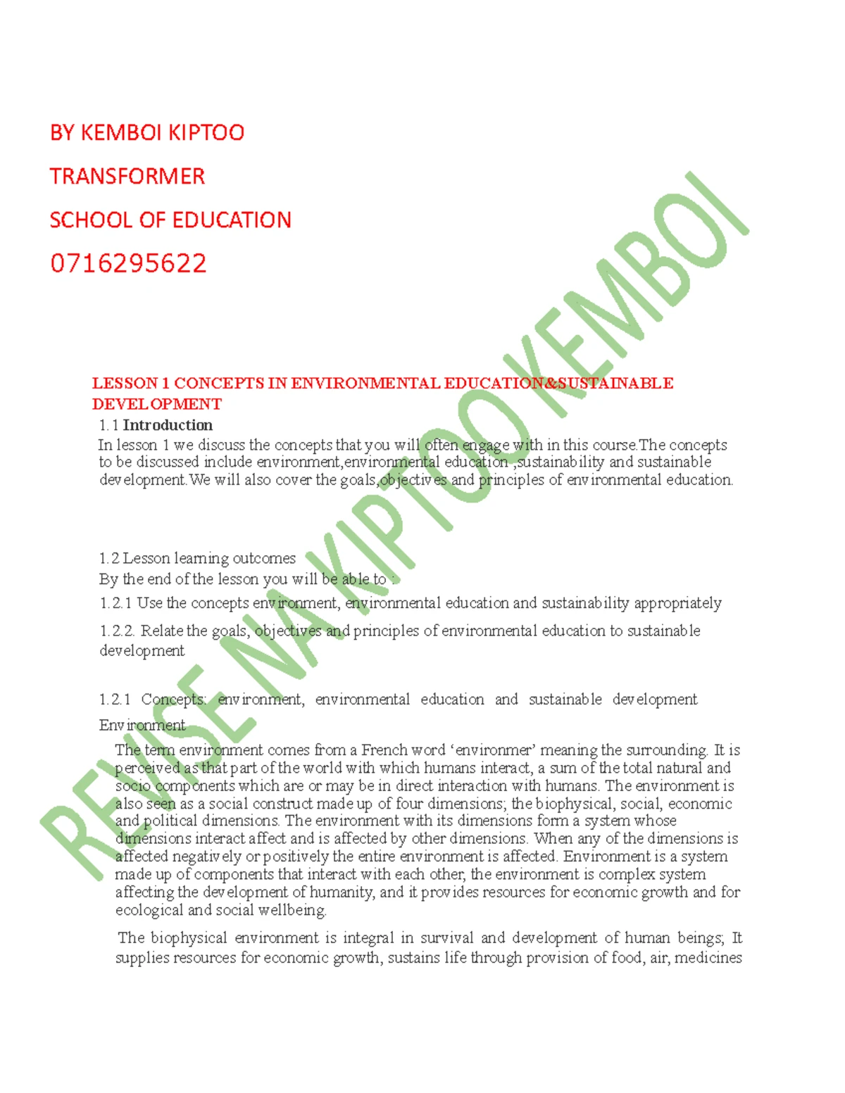 INT SCI G9 TERM 1 OPENER EXAMS SERIES 1 & 2 PDF ASSESSMENT - Studocu