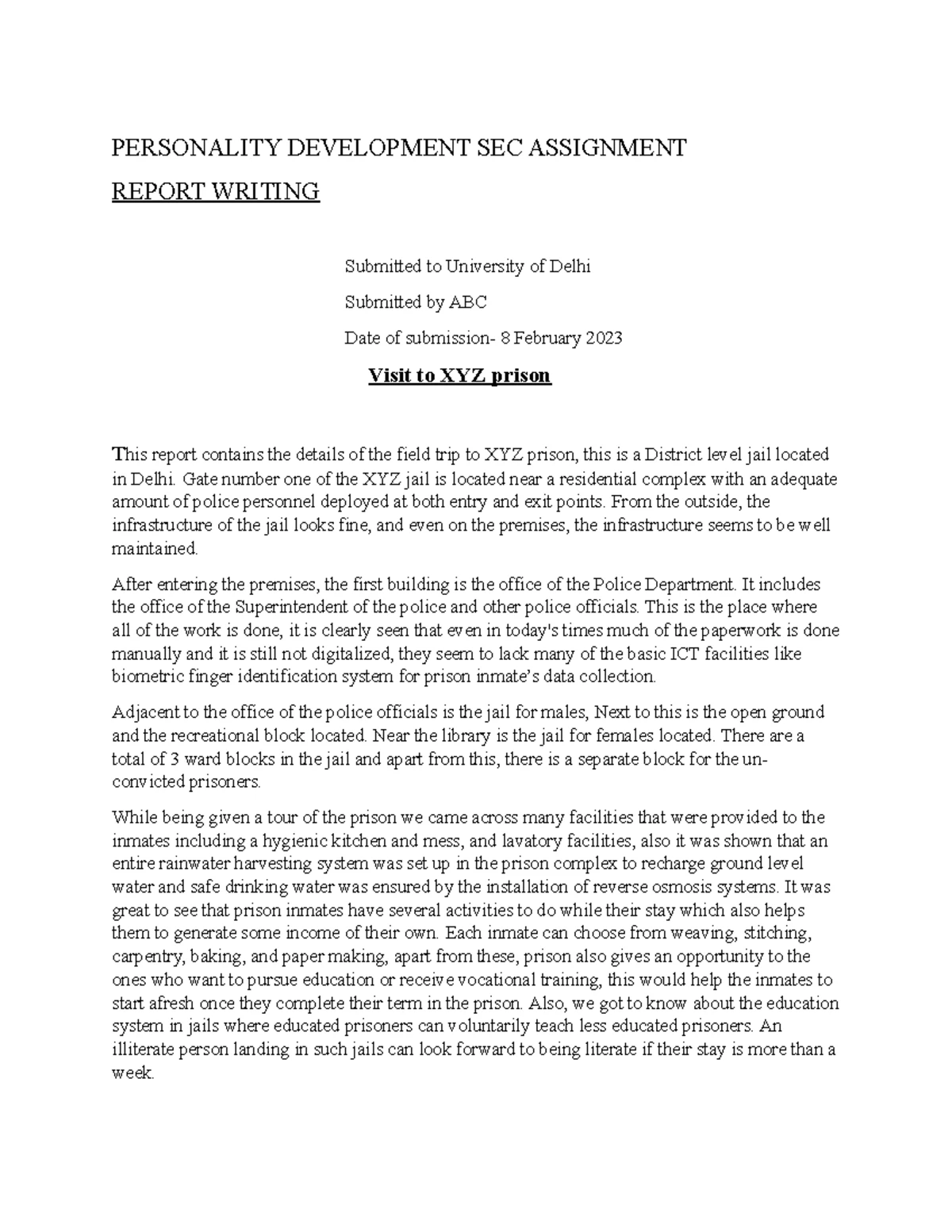 Personality Development 3418 - personality development and ... Personality Development 3418 - personality development and ...