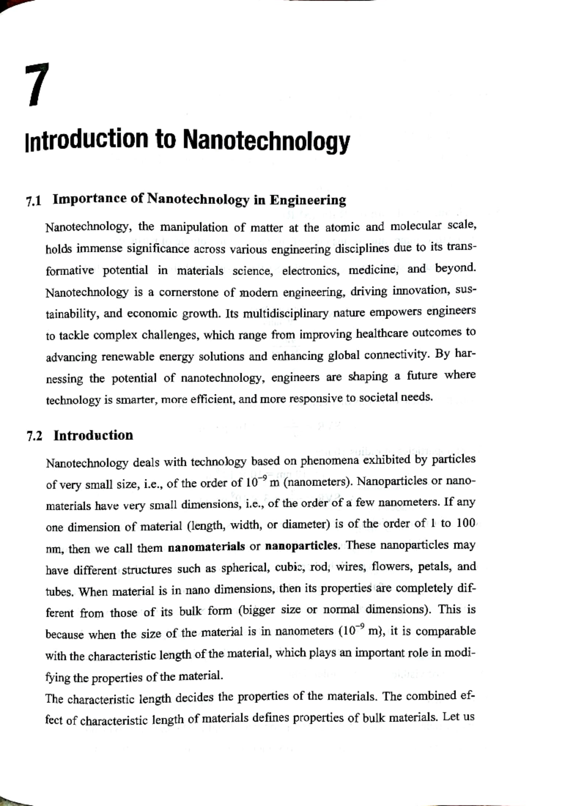 ENG 226: Introduction to Nanotechnology - Key Concepts and Applications ...