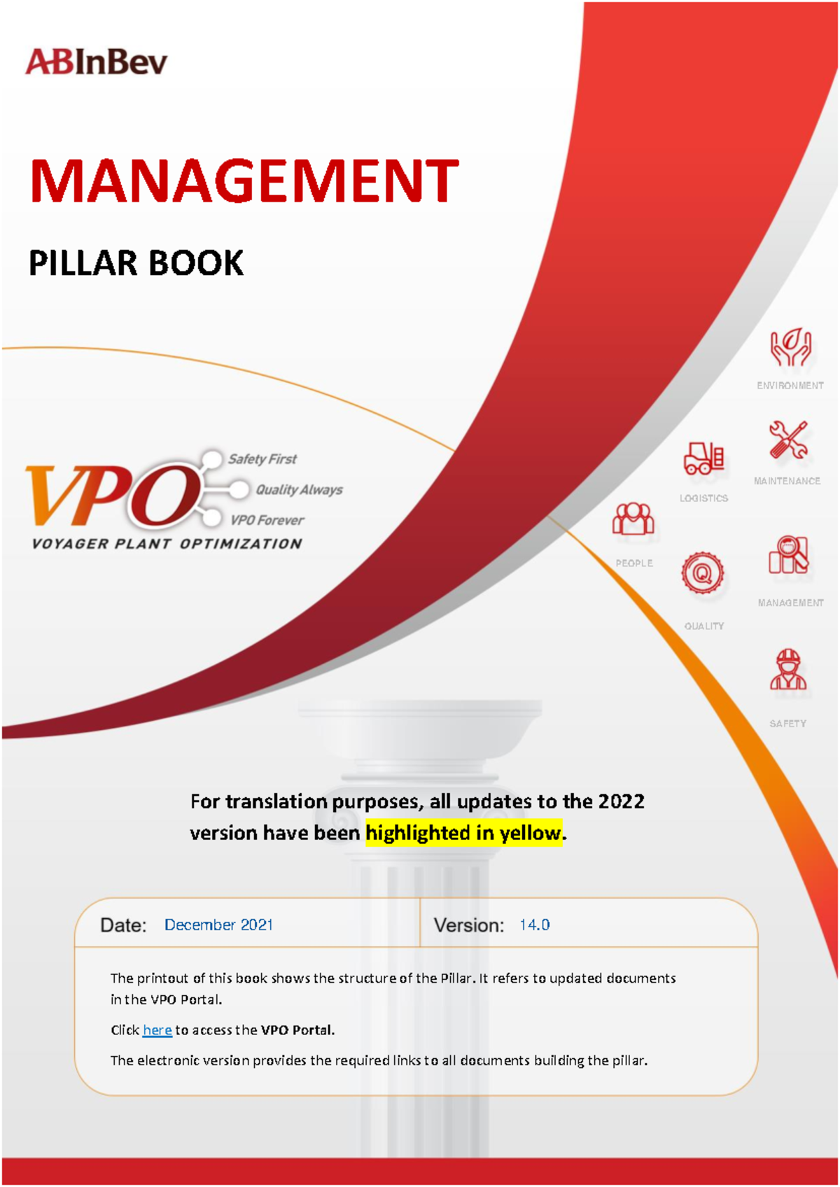 VPO Management Pillar Handbook: Strategy, Execution, and Improvement ...