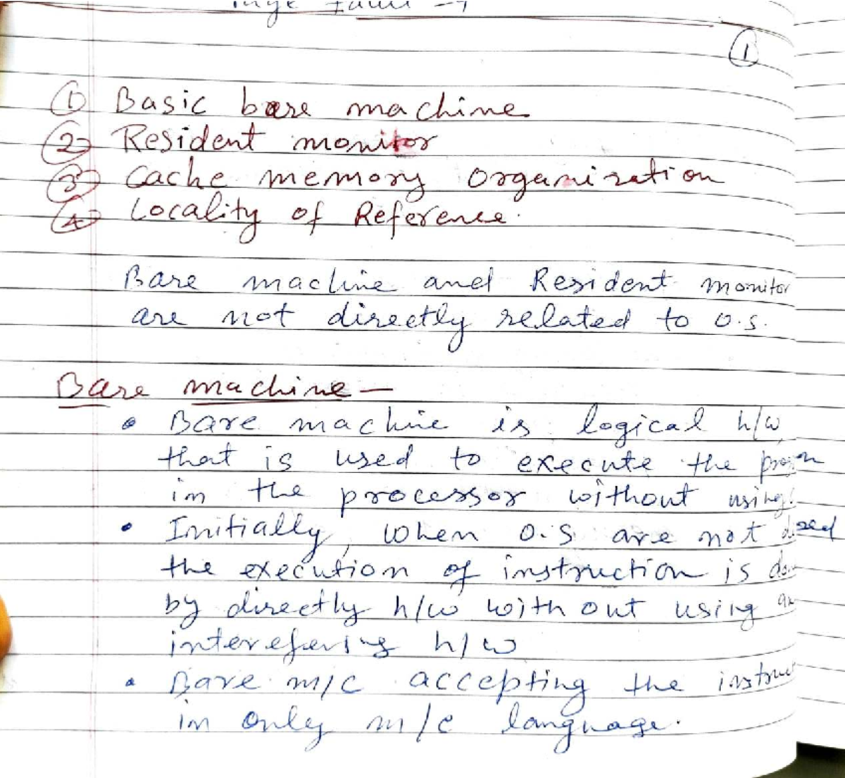 Unit 4: Cache Memory and Locality of Reference in Basic Machine Organization - Studocu