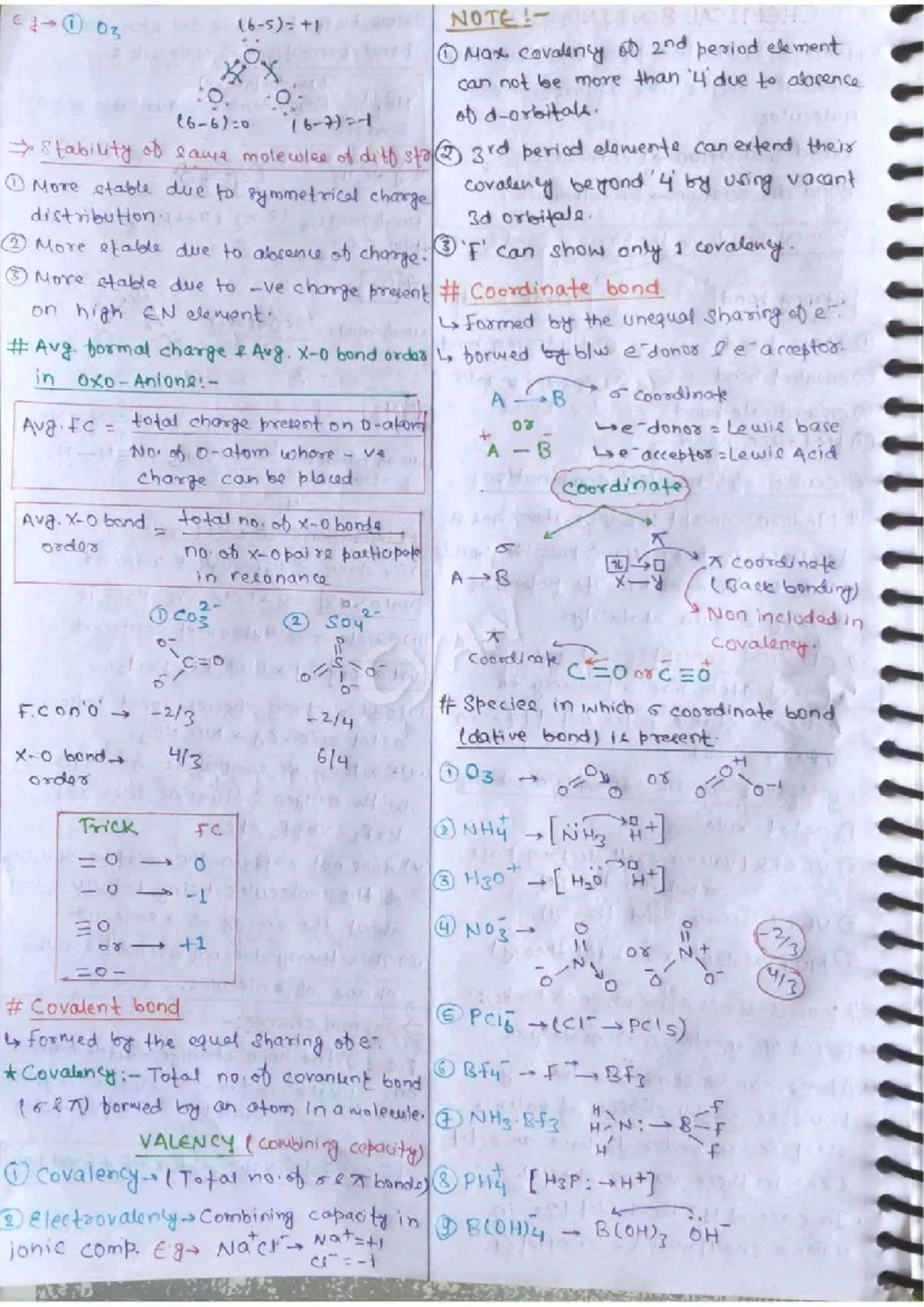 Chem Notes 2: Covalency and Stability of 2nd & 3rd Period Elements ...