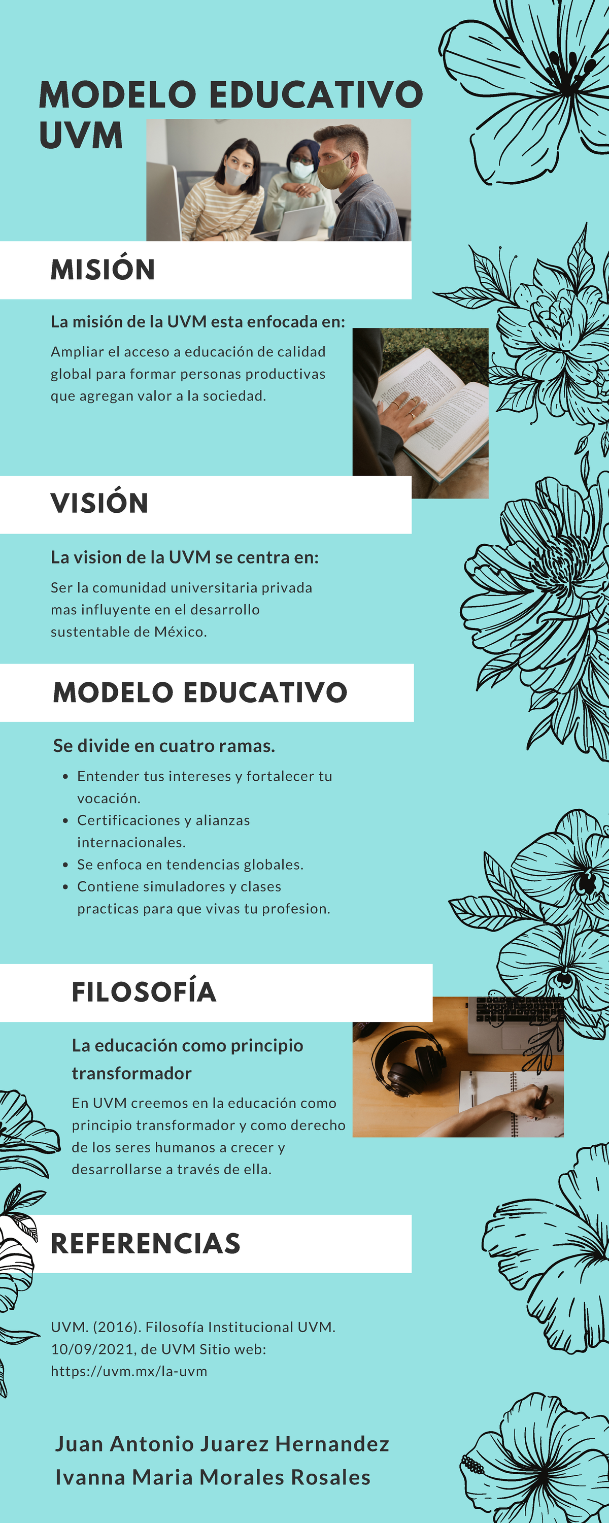 Infografía del modelo educativo de UVM - MISIÓN La misión de la UVM ...
