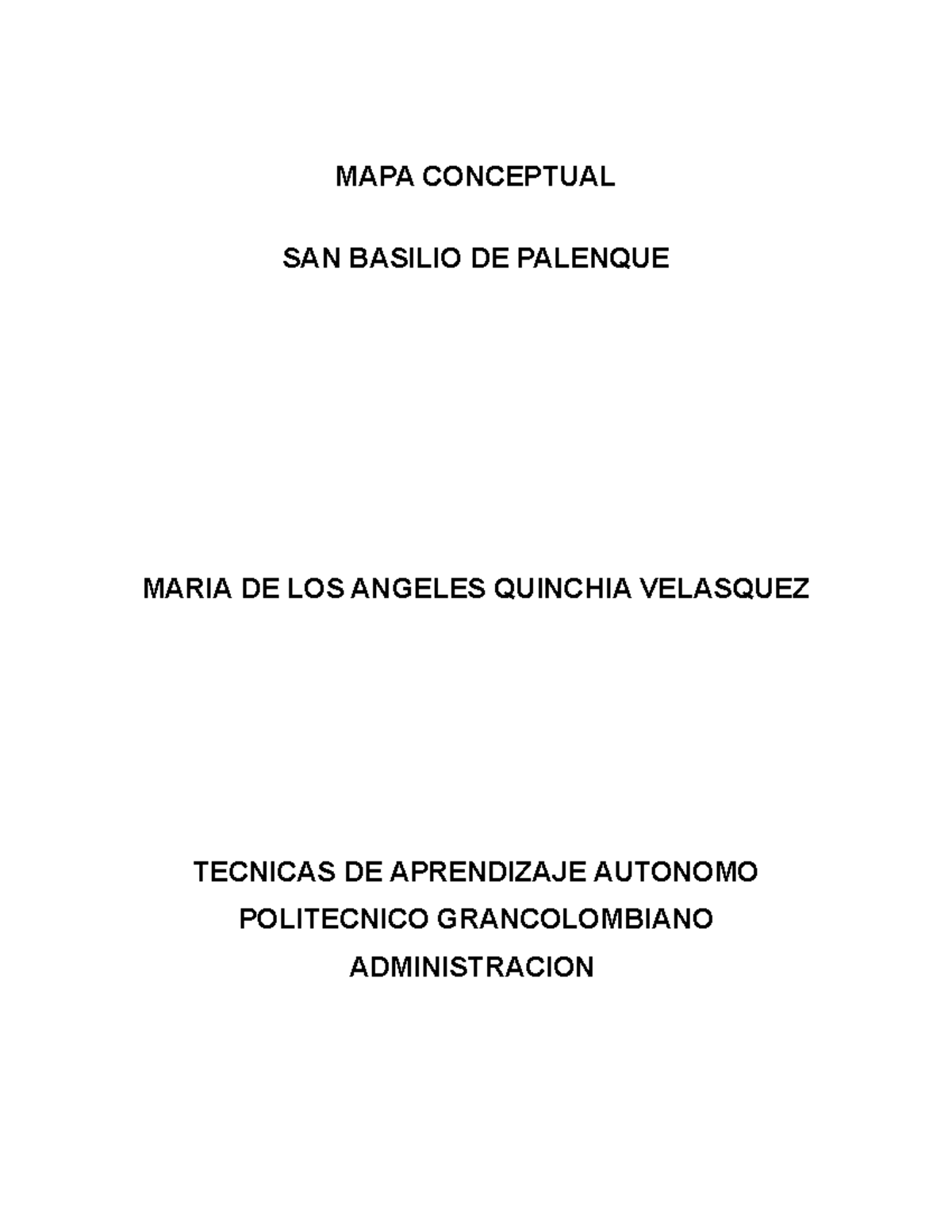 MAPA Conceptual SAN Basilio o - MAPA CONCEPTUAL SAN BASILIO DE PALENQUE ...