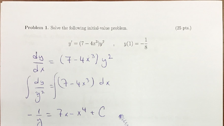 Fall 22 Midterm 1 Solutions for Math 204 ODE Problems - Studocu