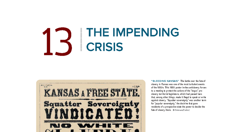 The Impending Crisis: Manifest Destiny and the Slavery Debate in the ...