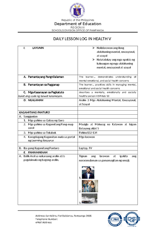 UNIT 5- Lesson PLAN - Facilitating Learner Centered - UNIT V: LESSON 1 ...