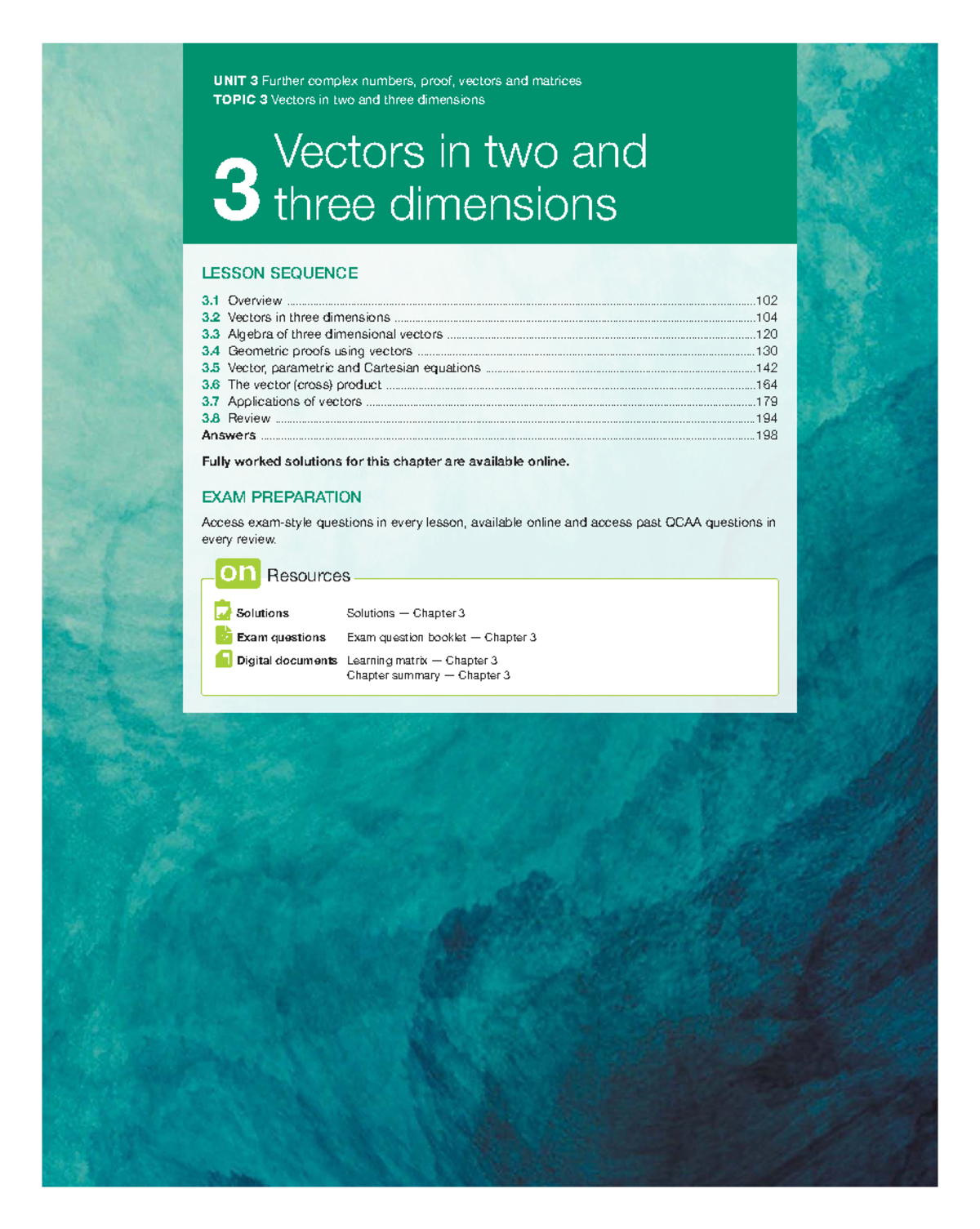 C03 Vectors in Two and Three Dimensions: Lesson Overview and Key Concepts - Studocu