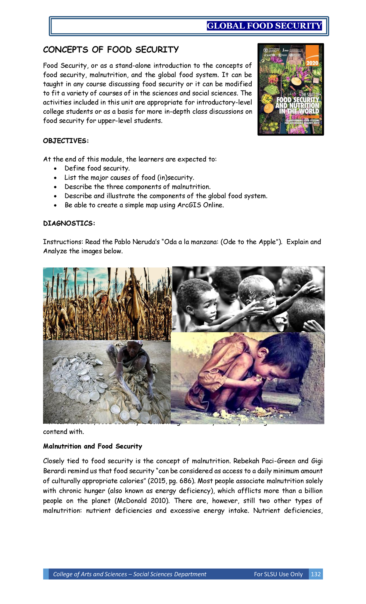 Module 11-GEC04-Food Security: Concepts and Global Implications - Studocu