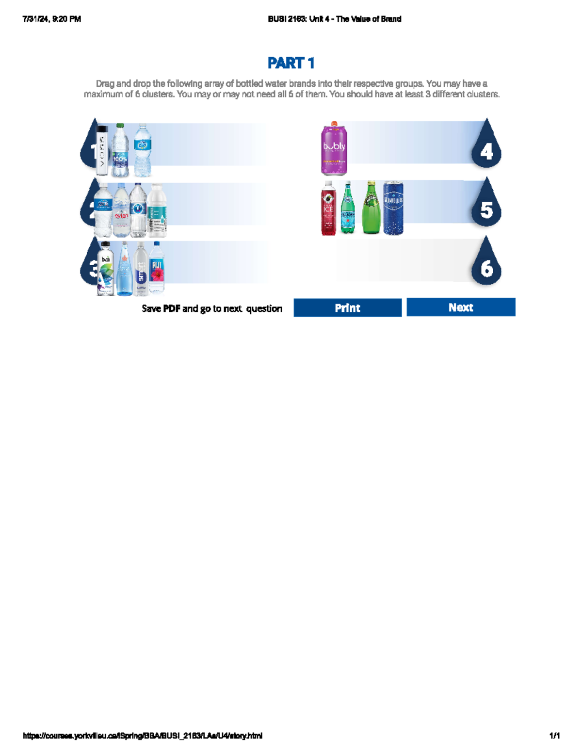 BUSI 2163: Market Segmentation & Brand Clustering Exercise - Studocu