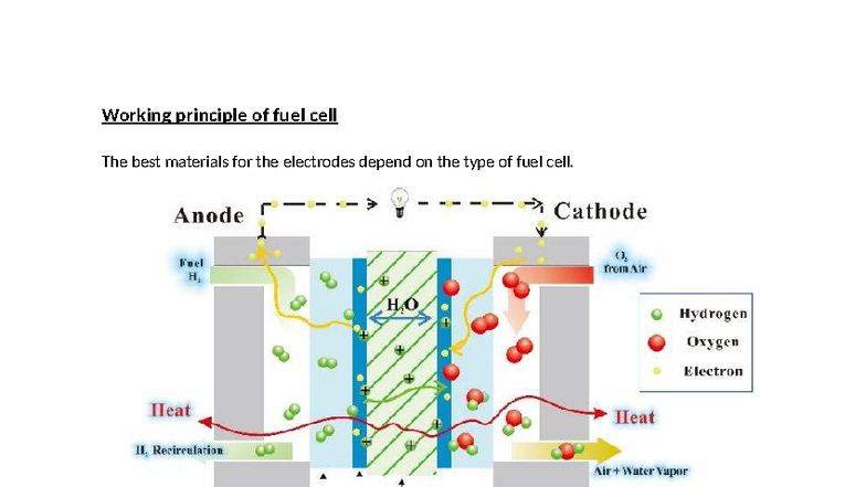 Fuel Cells and TES: Principles, Advantages, and Applications - Studocu