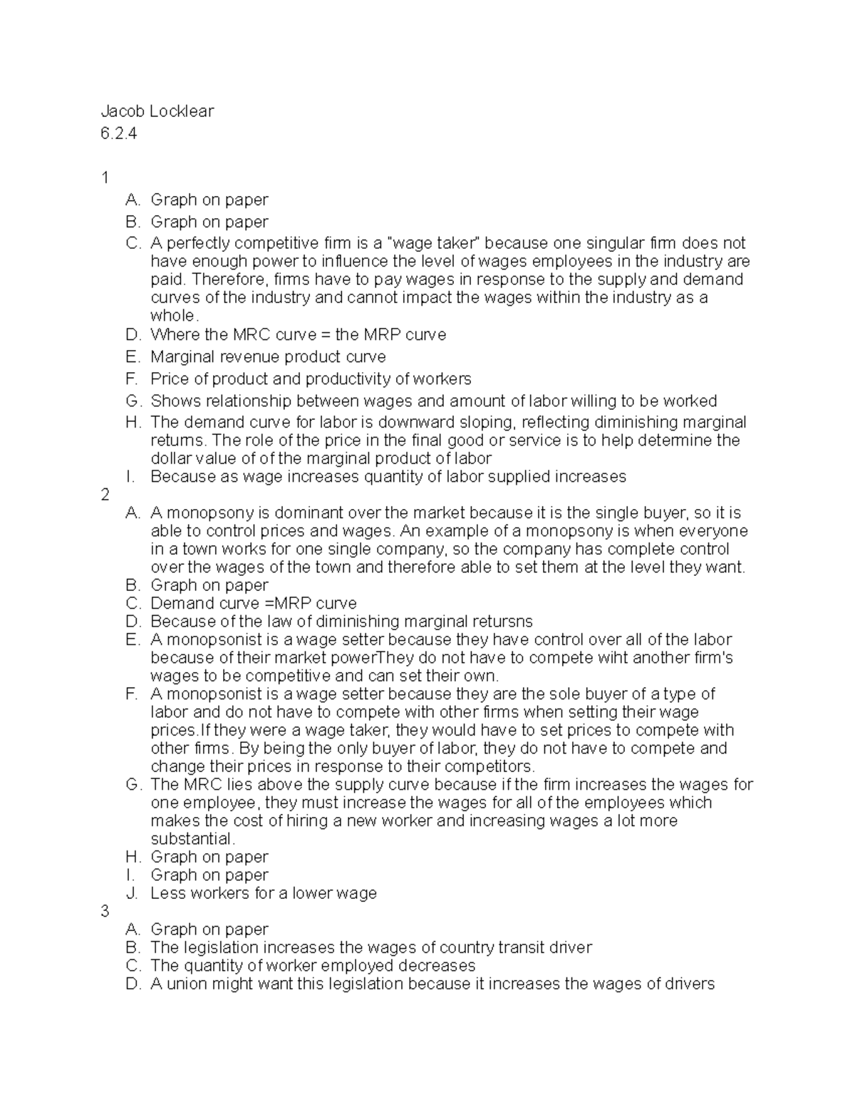 ECO 101: Monopsony and Labor Market Dynamics Explained - Studocu