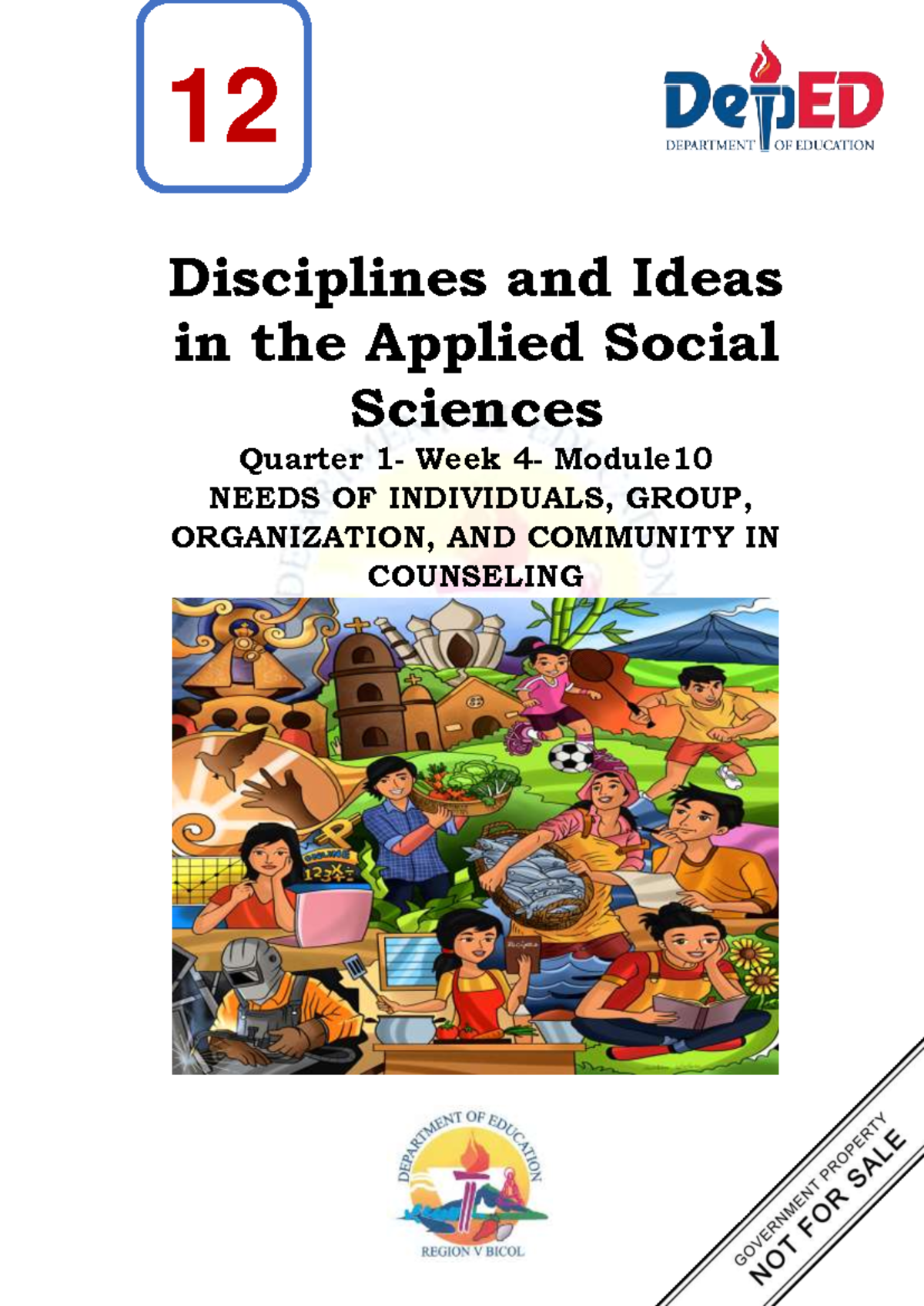 Grade 12 Diass Q1 Module 10: Counseling Needs of Individuals & Groups ...