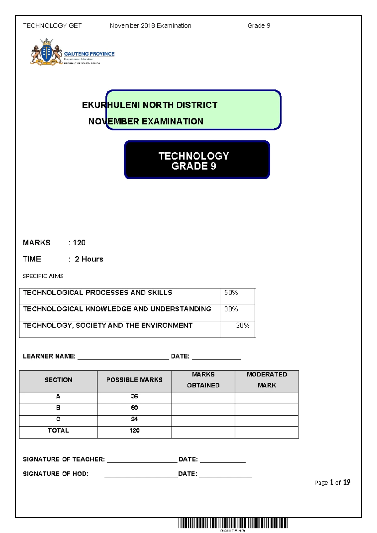 Mr Long IT PAT G11 Phase 1 Example Template - IT Phase 1 Document ...