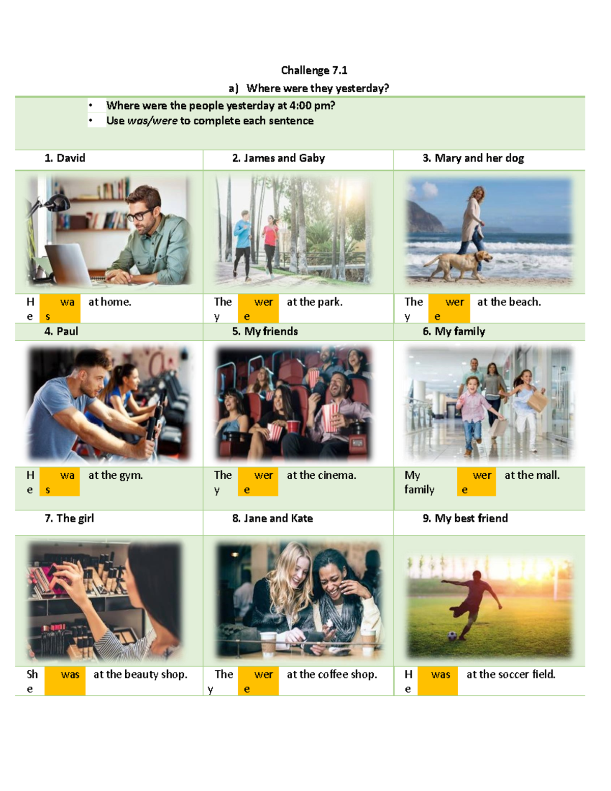 Activity 7 - Using Past Tense with Historical Figures and Biographies ...