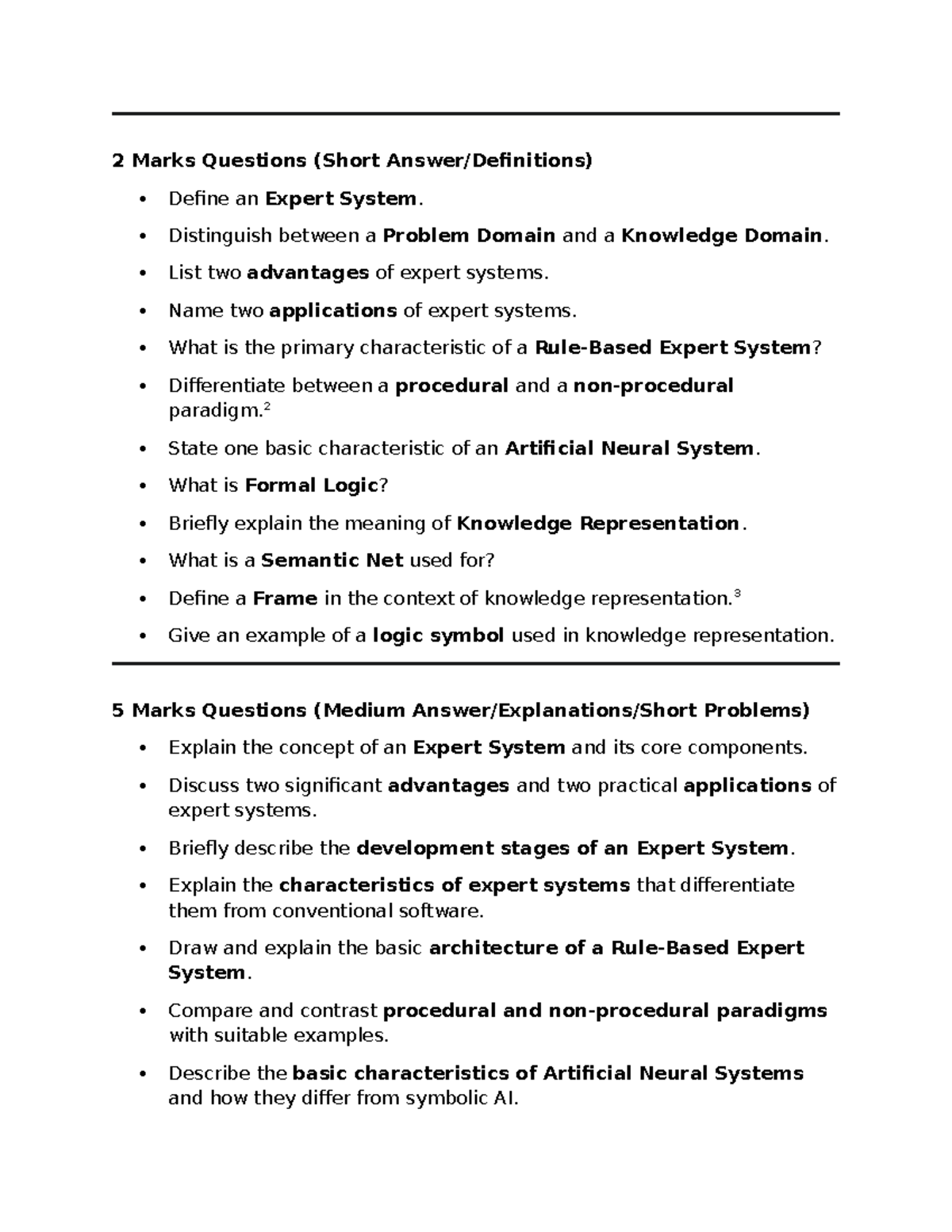 ES 101 & 102: Comprehensive Guide to Expert Systems - Studocu