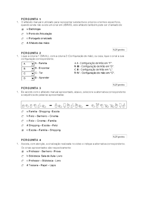 [Solved] Iconicidade a semelhana existente em certos signos lingusticos ...