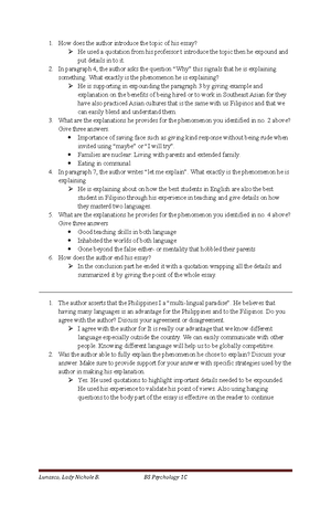 Filipino-Psychology-encoded - THE INDIGENOUS PSYCHOLOGICAL TRADITION ...