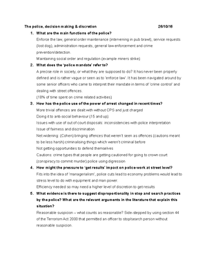 Packer's Crime Control and Due Process - Packer’s Crime Control and Due ...