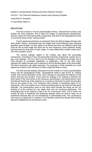 Kindergarten - material - The Child and Adolescent Learners and ...