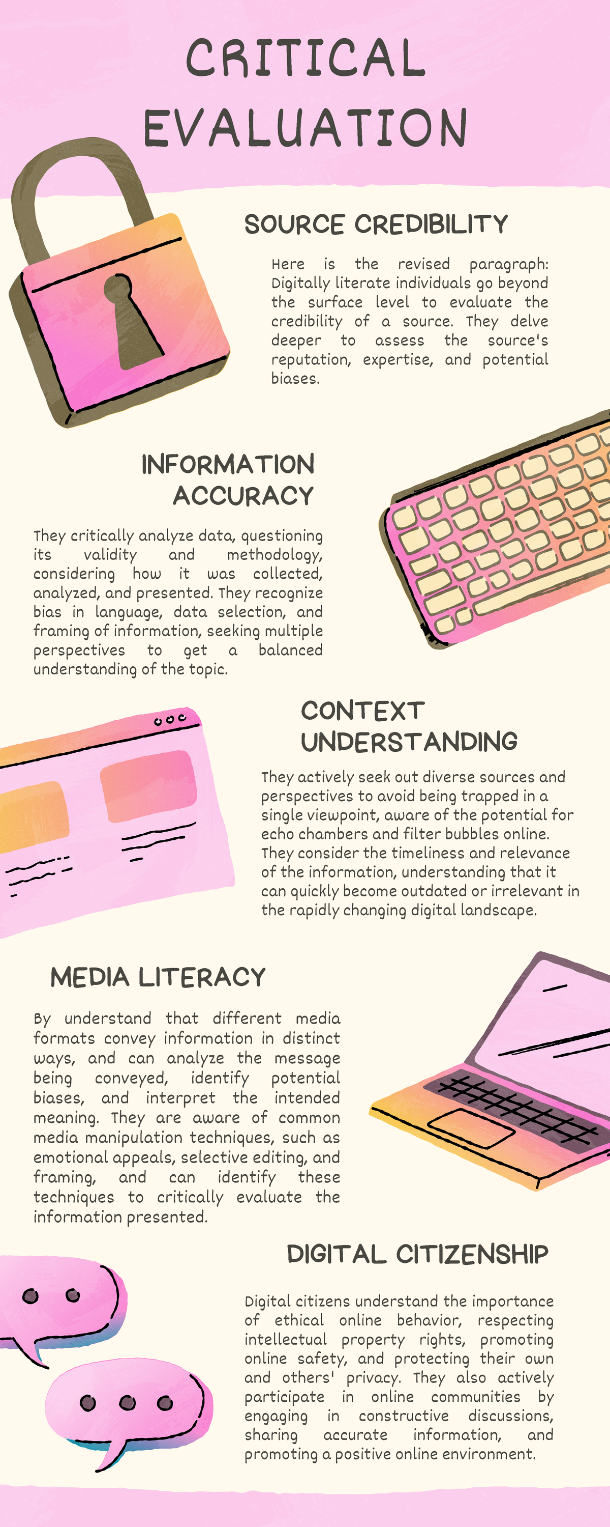 Critical evaluation of source credibility in digital literacy - Studocu