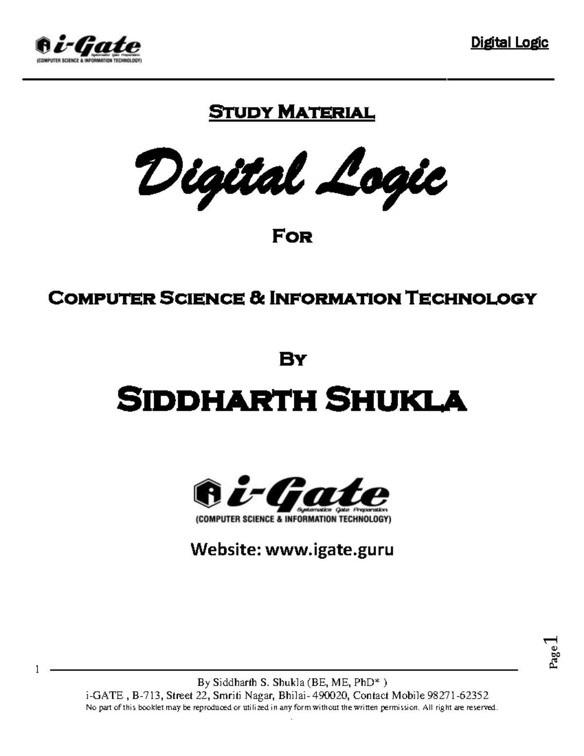 Digital Logic Theory Notes - DLD - CS/IT Course - Studocu