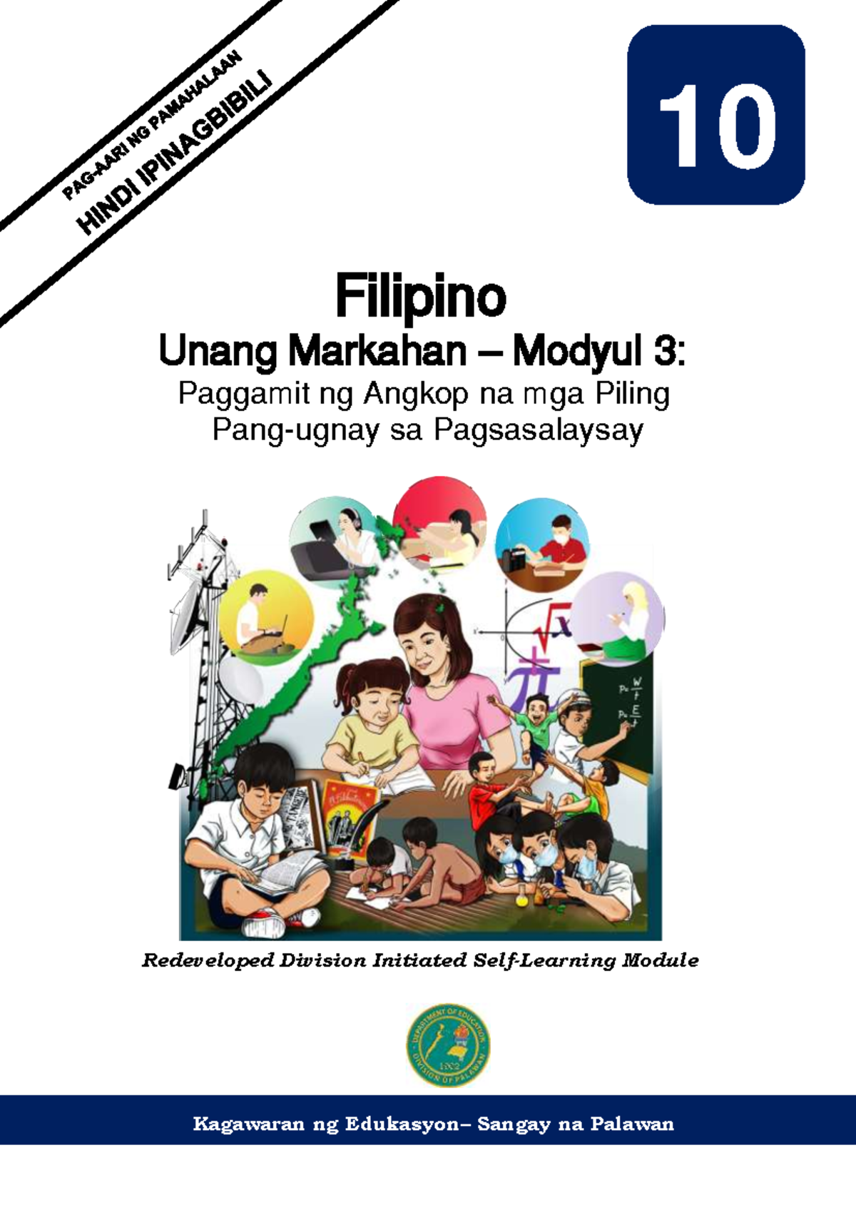 Filipino-10-Q1 M3: Paggamit ng Angkop na Pang-ugnay sa Pagsasalaysay ...