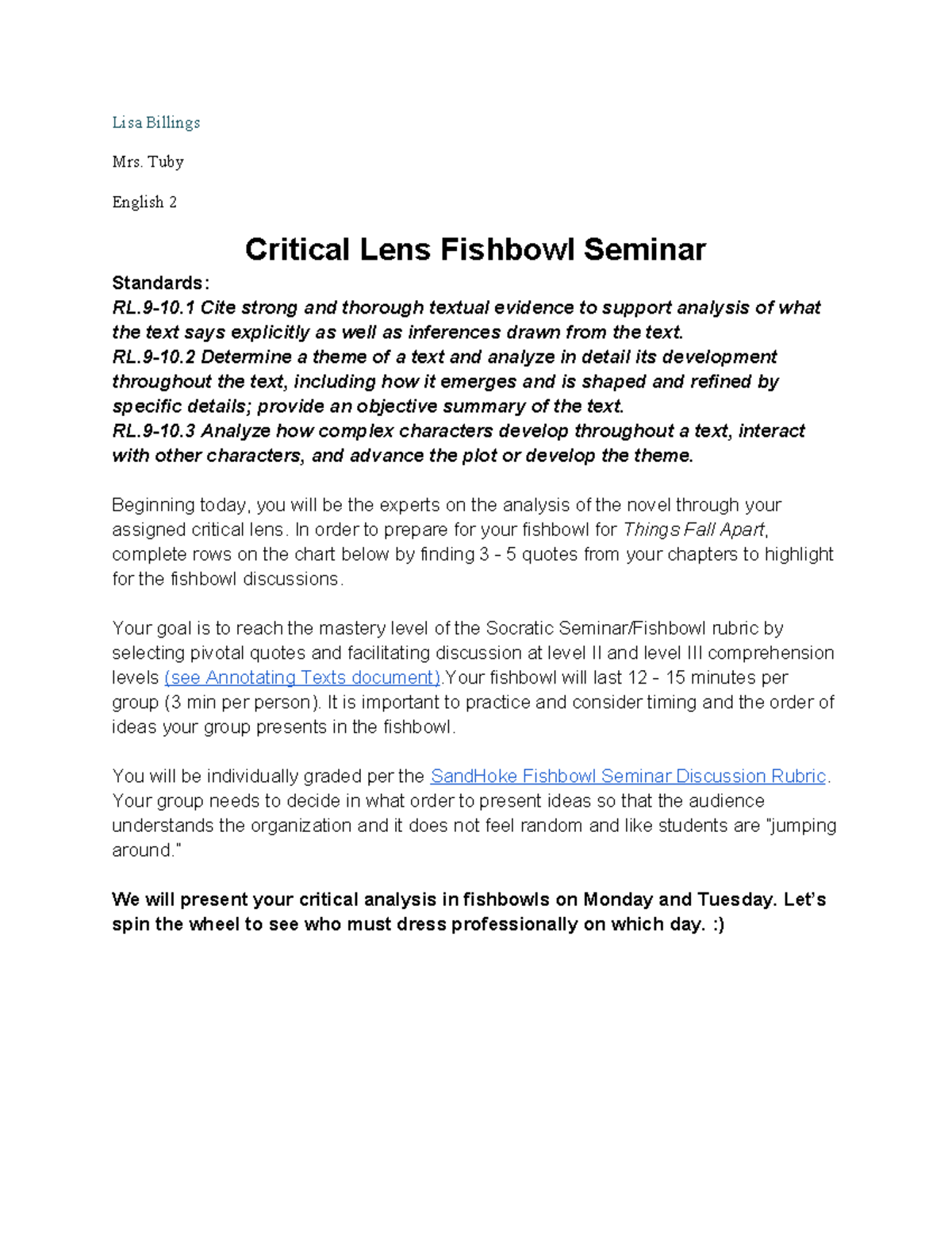 Copy of Gender Feminist Literature Circle Critical Lens Chart - Lisa ...