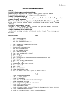 Computer Architecture module 4 - Module 4 INPUT-OUTPUT ORGANIZATION ...