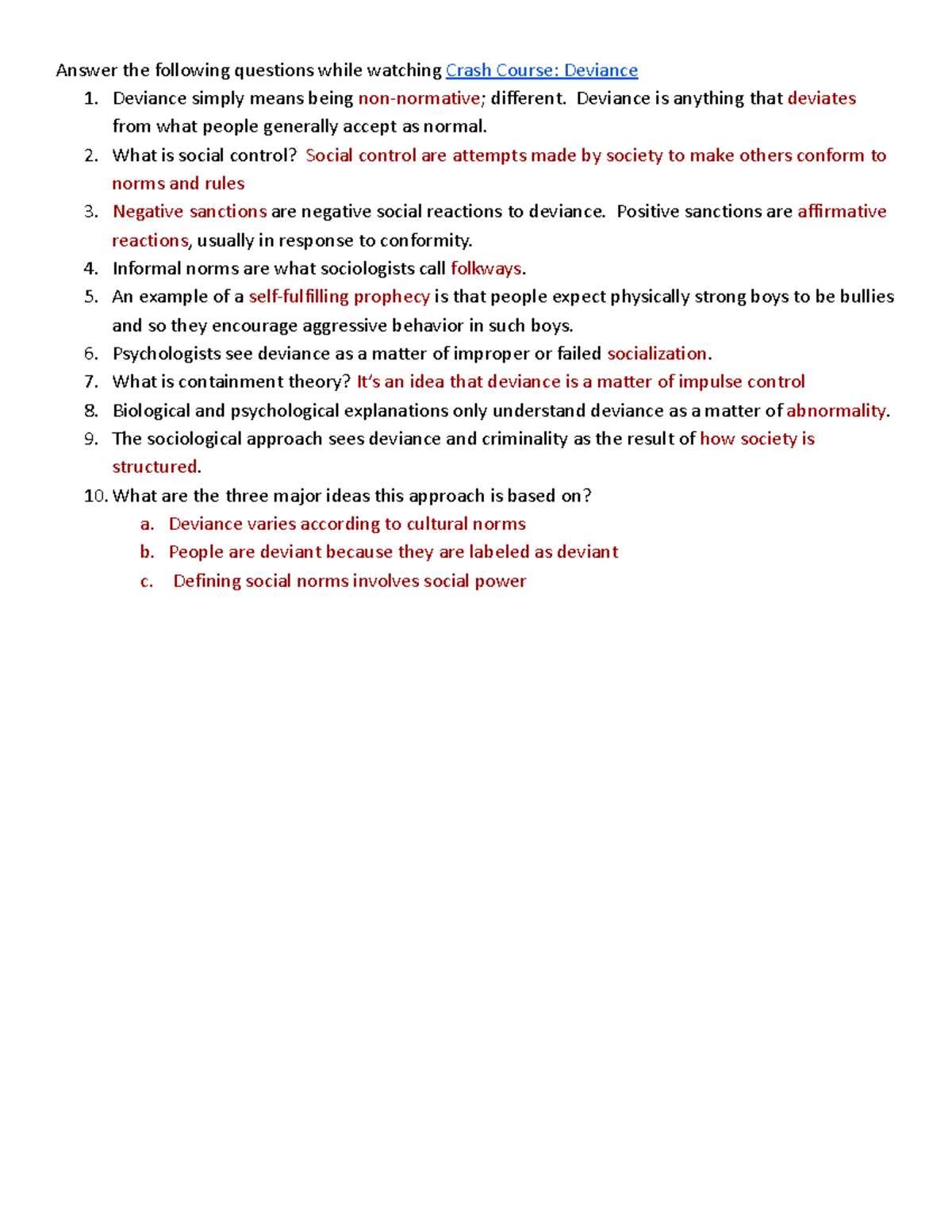 Crash Course #18 - Answer the following questions while watching Crash ...