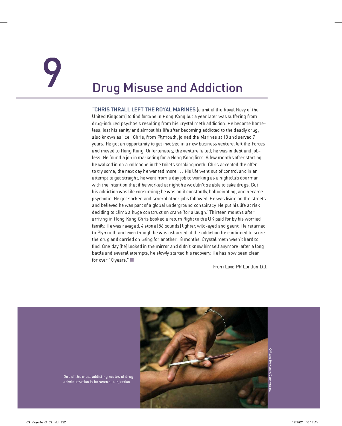 9 Drug Misuse and Addiction: The Journey of a Crystal Meth Addict - Studocu
