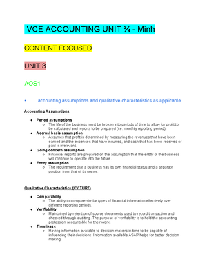 2024 vcaa nht combined - VCAA practice exam - 2 0 2 4 N H T Accounting ...