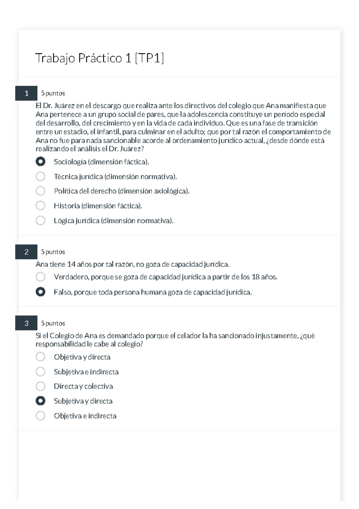 Int al Der TP2 100% - Trabajo practico sobre módulo 2 - Trabajo Pr·ctico 2 [TP2] 5 puntos por ...