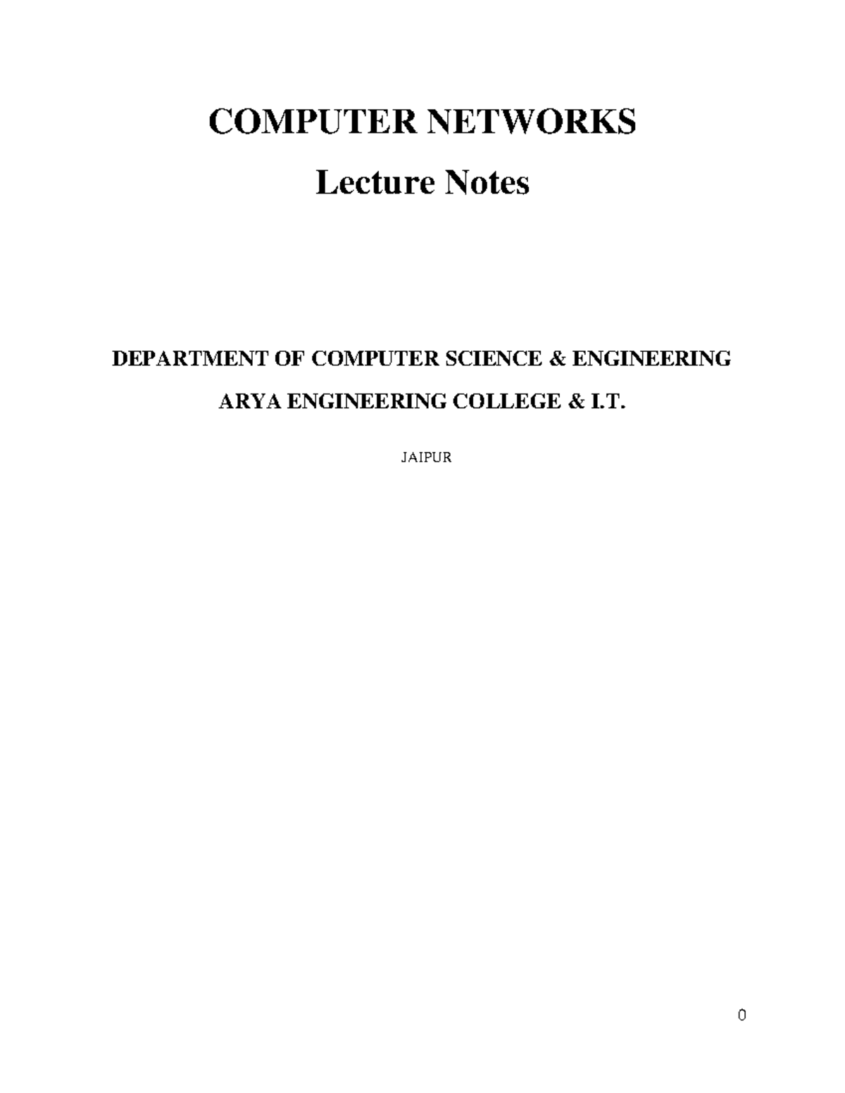 DCCN Lecture Notes: Comprehensive Overview of Computer Networks - Studocu