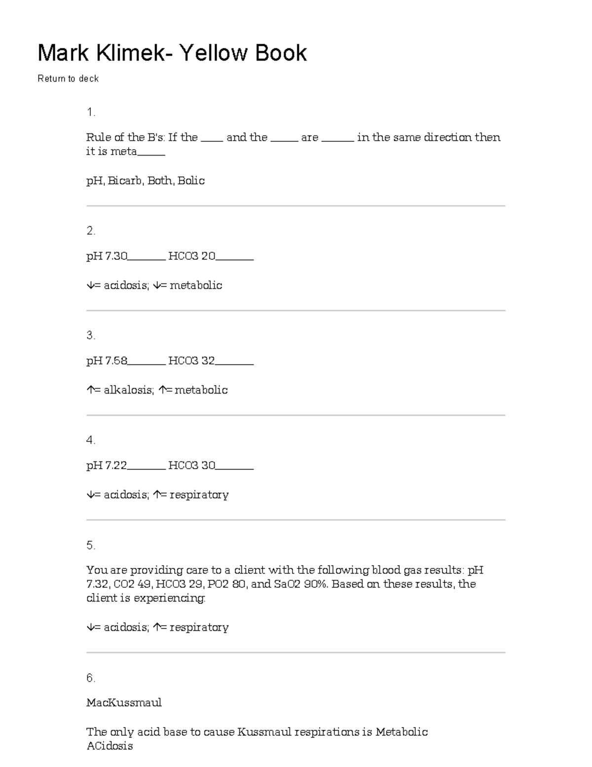 Mark Klemik Yellow Book: pH, Grief, and Alcohol Withdrawal Insights ...