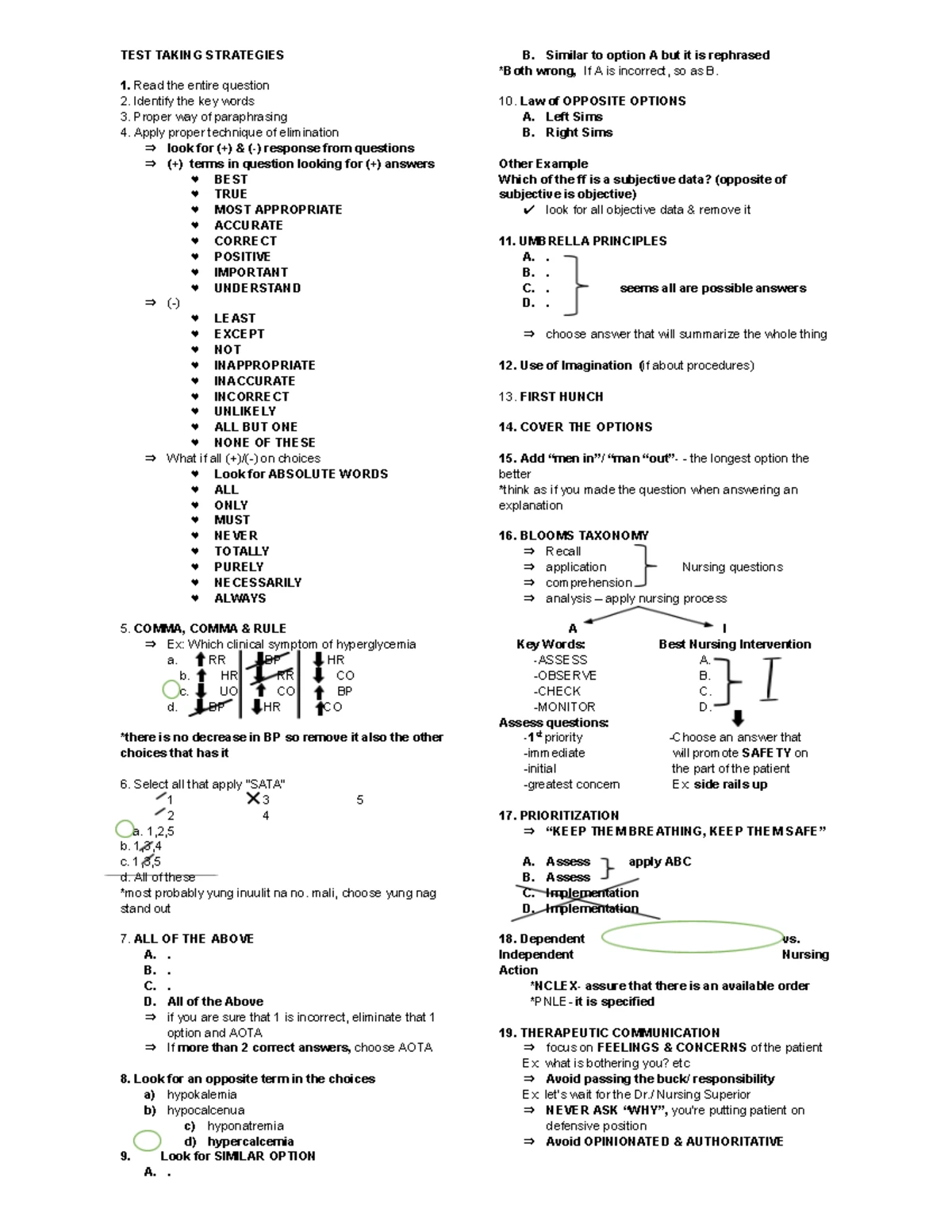 Roundworm (Ascaris lumbricoides) - Review Notes for Lecture - Studocu