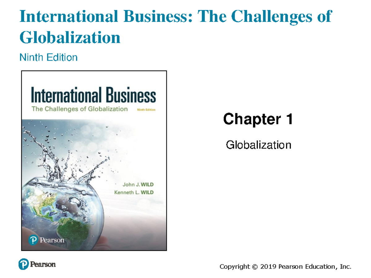 International Business & Globalization: Chapter 1 Overview - Studocu