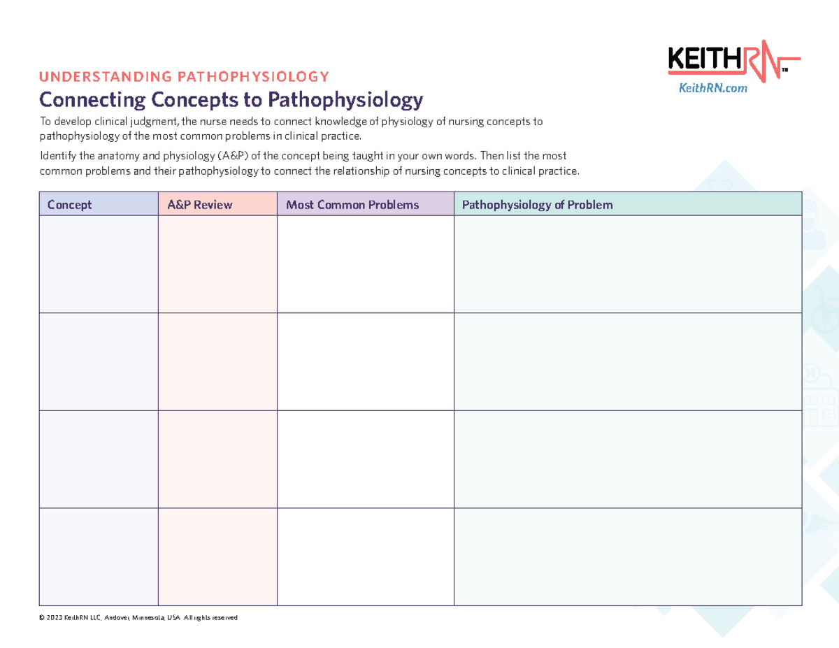 Connecting Concepts To Pathophysiology-HD - UNDERSTANDING ...