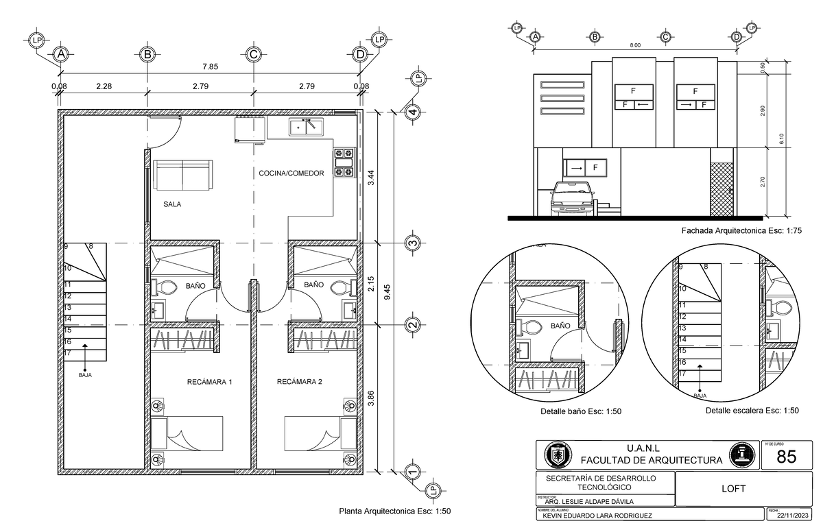 Final Project - Architectural Layout by PIA-ARQ Kevin Lara - Studocu