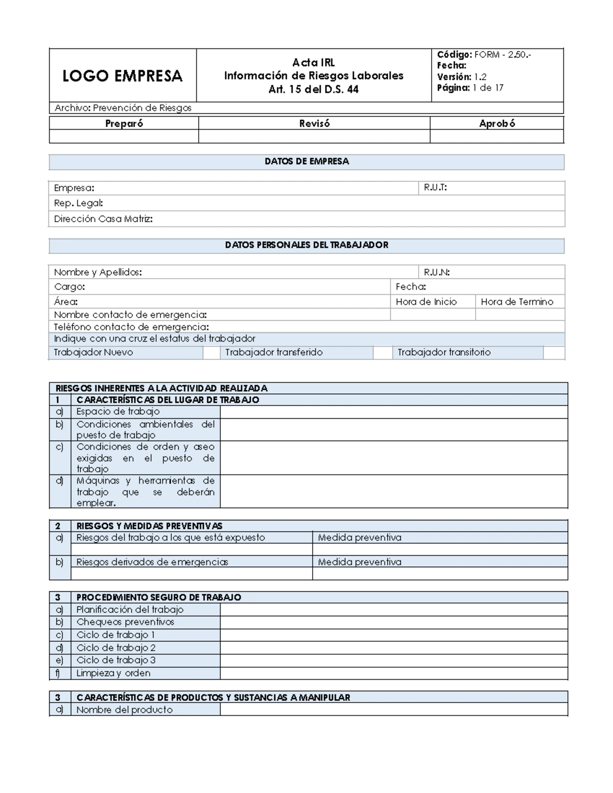 Curso TMERT 2025: Protocolo para Prevención de Riesgos ...