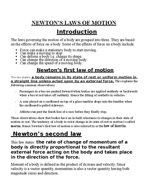 FORM 1 PHYS Simplified Notes - PHYSICS NOTES FORM 1 SIMPLIFIED VERSION ...