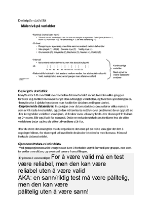 [Solved] Hva er forskjellen mellom et standardavvik og en standardfeil ...