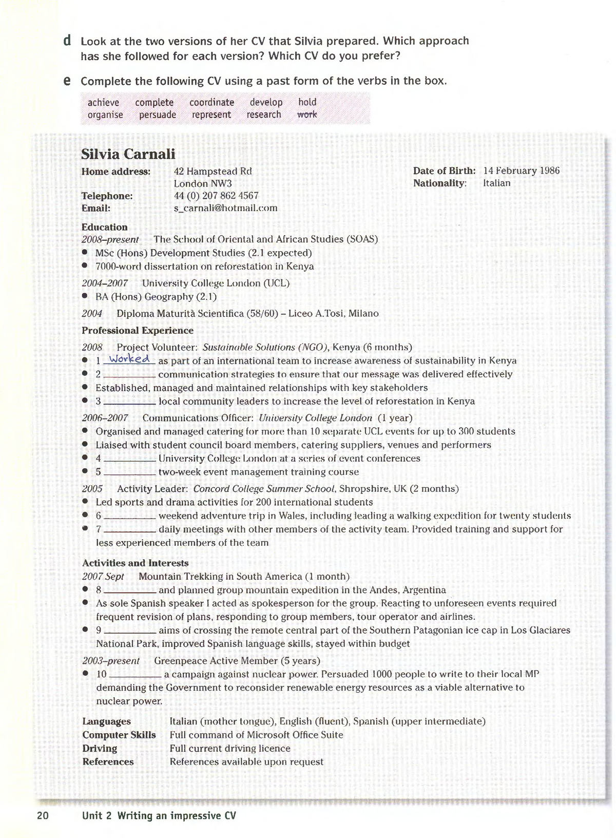 DAY 1 Job-Hunting: CV Writing & Interview Tips - Studocu