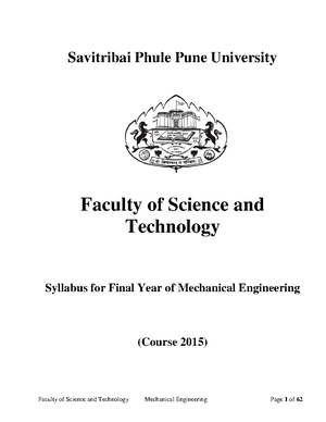 BE Mechanical Engineering 2019 Course Structure and Syllabus 01092022 ...