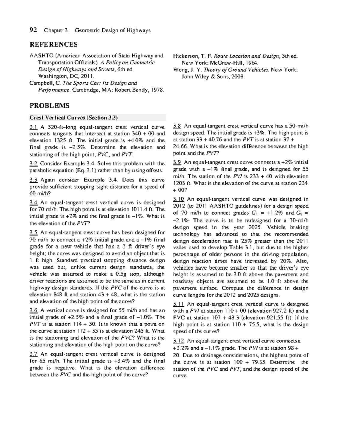 Lecture Notes on Highway Geometric Design - HETA 12 - Studocu